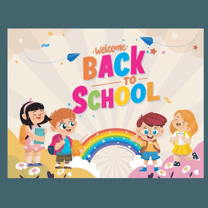 Back To School Rainbow Vector Art, Icons, and Graphics for Free Download