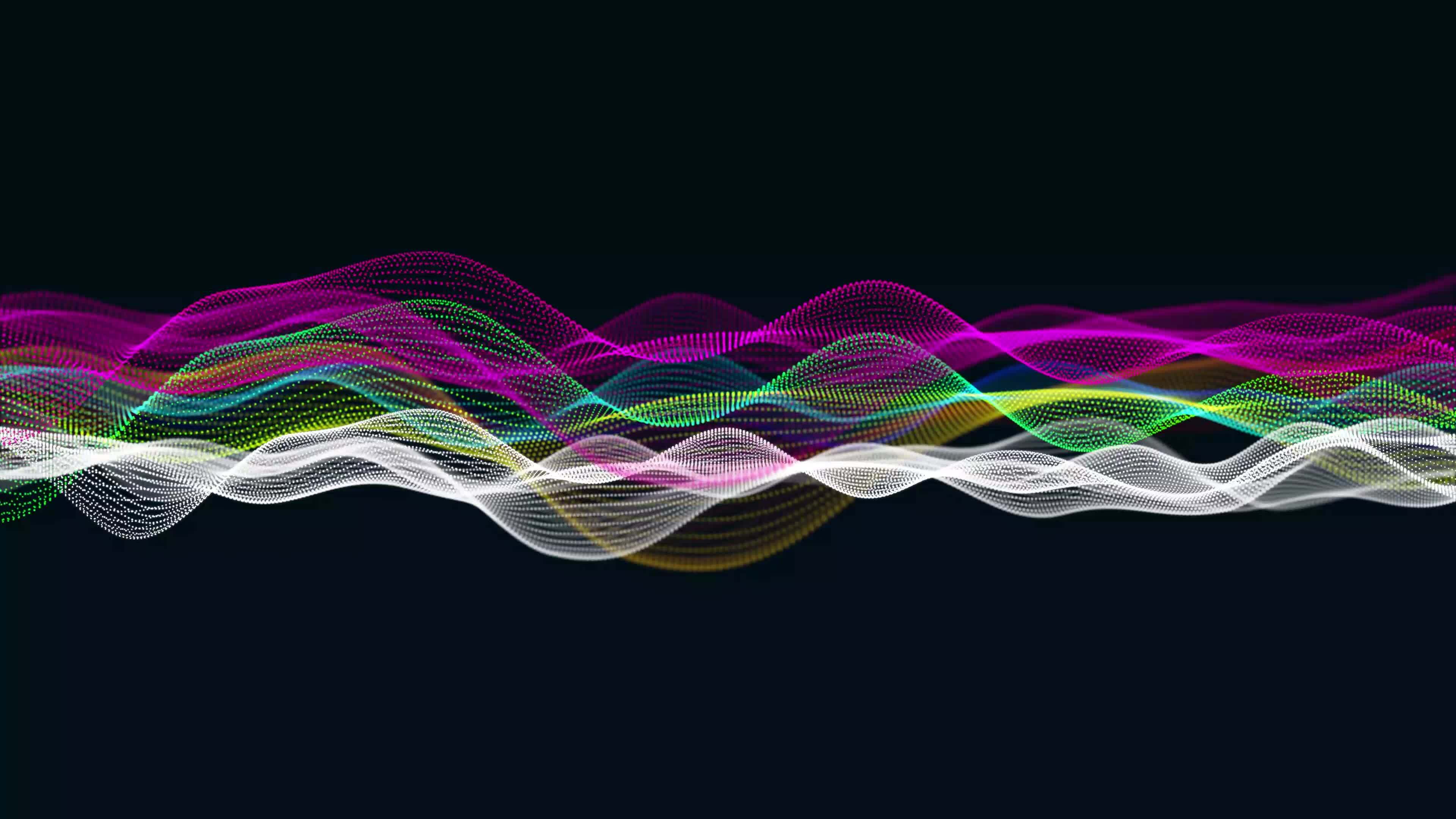 Abstract Dynamic Particle Wave Of Lines Futuristic Glowing Particle Lines Digital Background