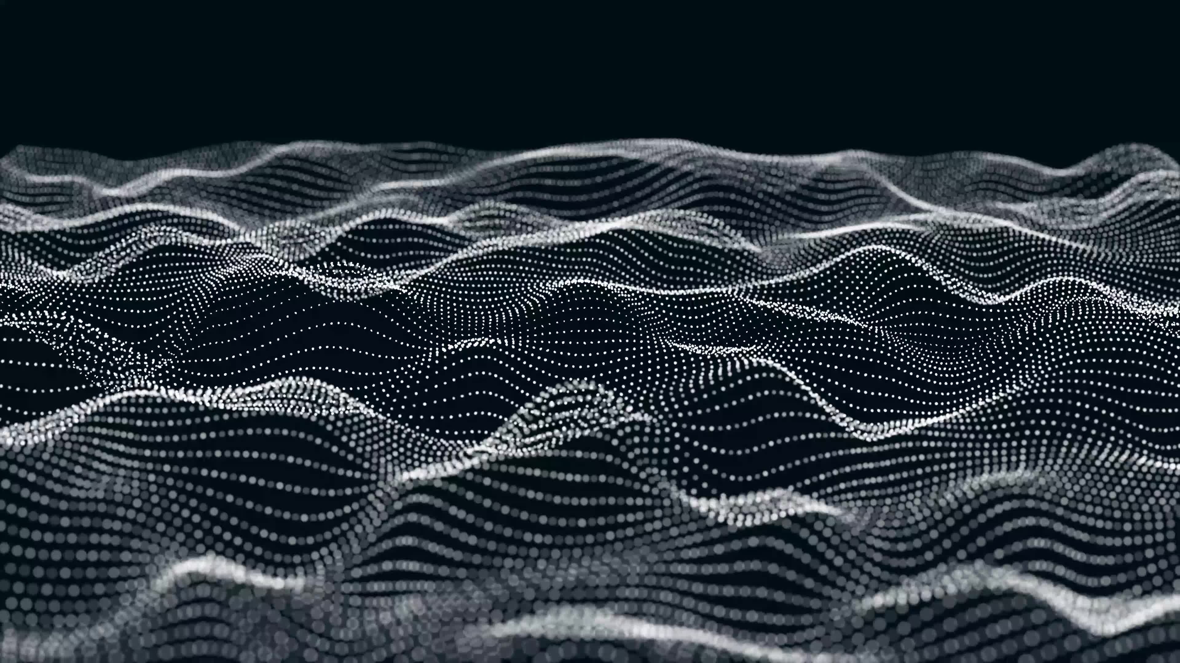 Abstract Dynamic Particle Wave Of Lines Futuristic Glowing Particle Lines Digital Background