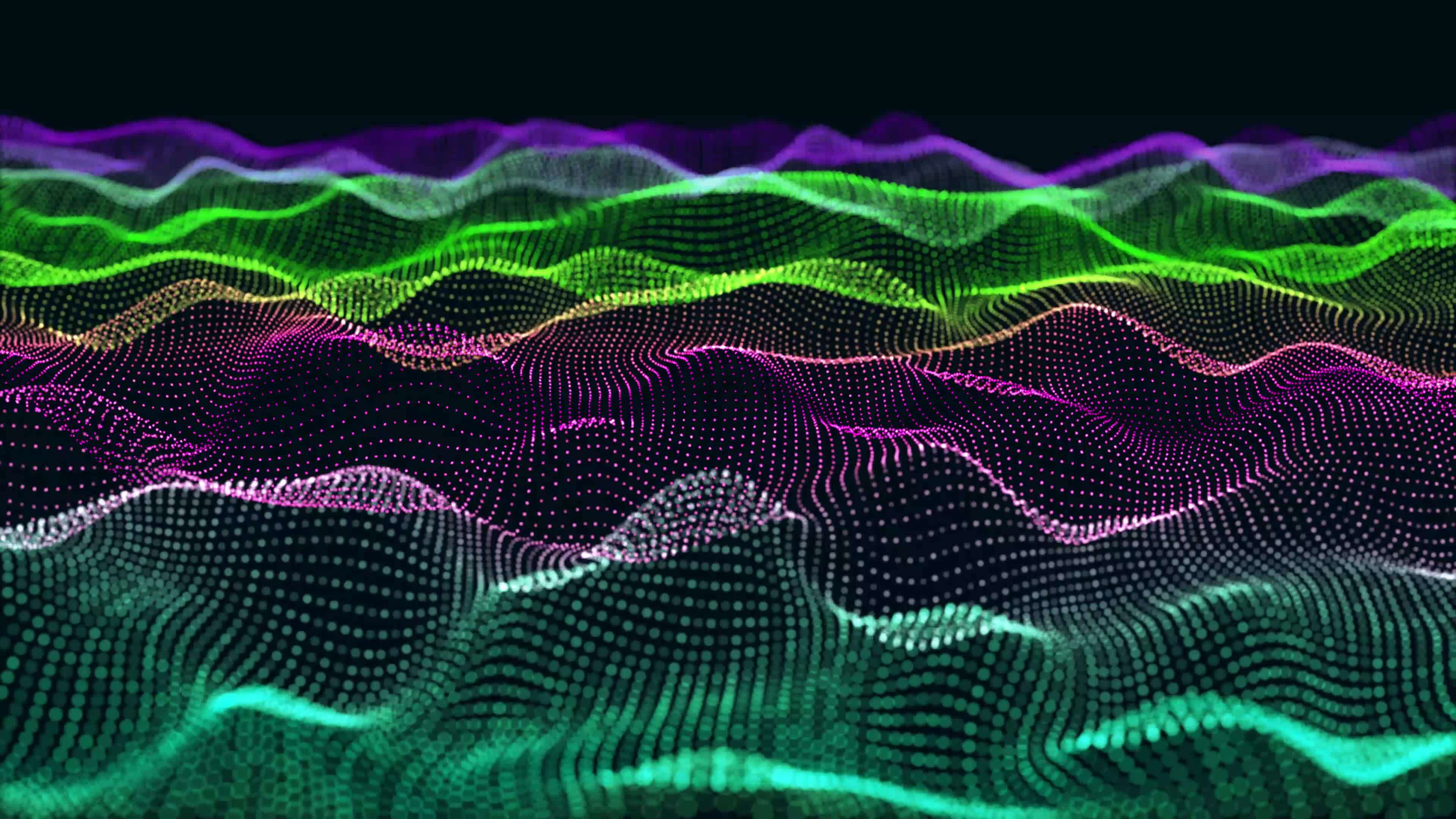 Abstract Dynamic Particle Wave Of Lines Futuristic Glowing Particle Lines Digital Background