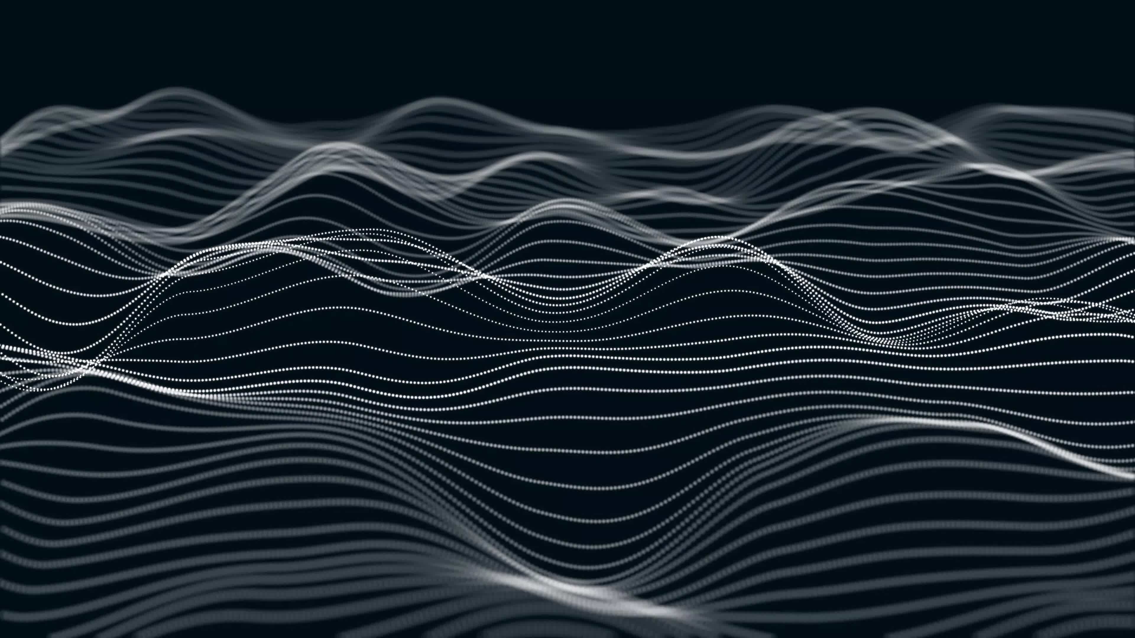 Abstract Dynamic Particle Wave Of Lines Futuristic Glowing Particle Lines Digital Background
