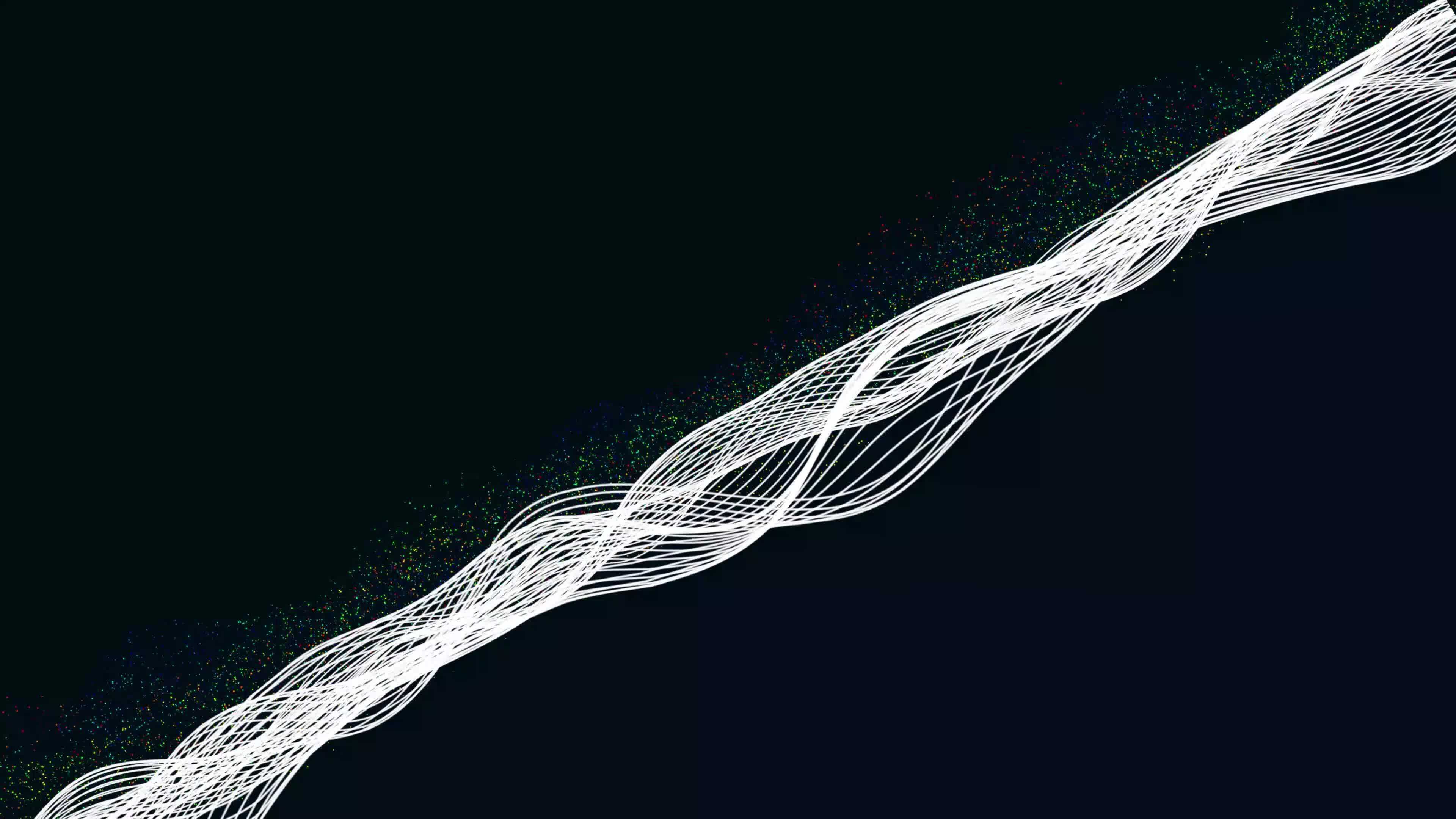 Abstract Dynamic Particle Wave Of Lines Futuristic Glowing Particle Lines Digital Background