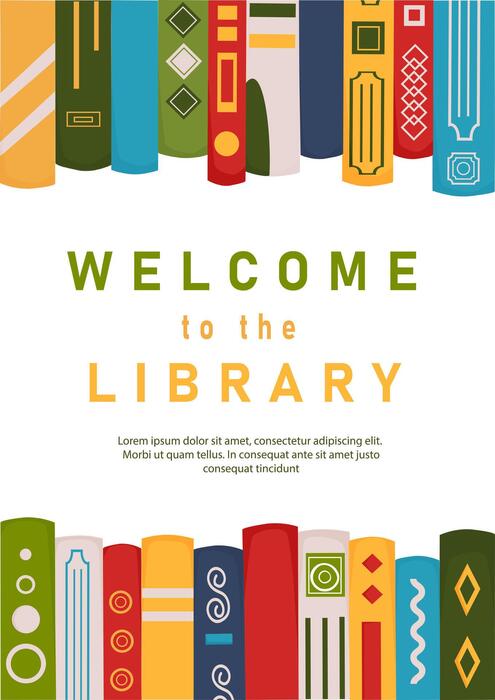 Library Poster Vector Art, Icons, and Graphics for Free Download