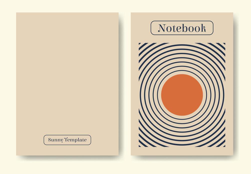 Notebook Cover Template Vector Art, Icons, and Graphics for Free Download
