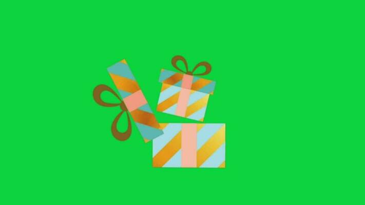 Gift Box Opening Animation Stock Video Footage for Free Download