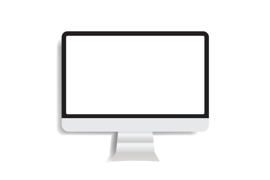 Blank Computer Screen Vector Art, Icons, and Graphics for Free Download