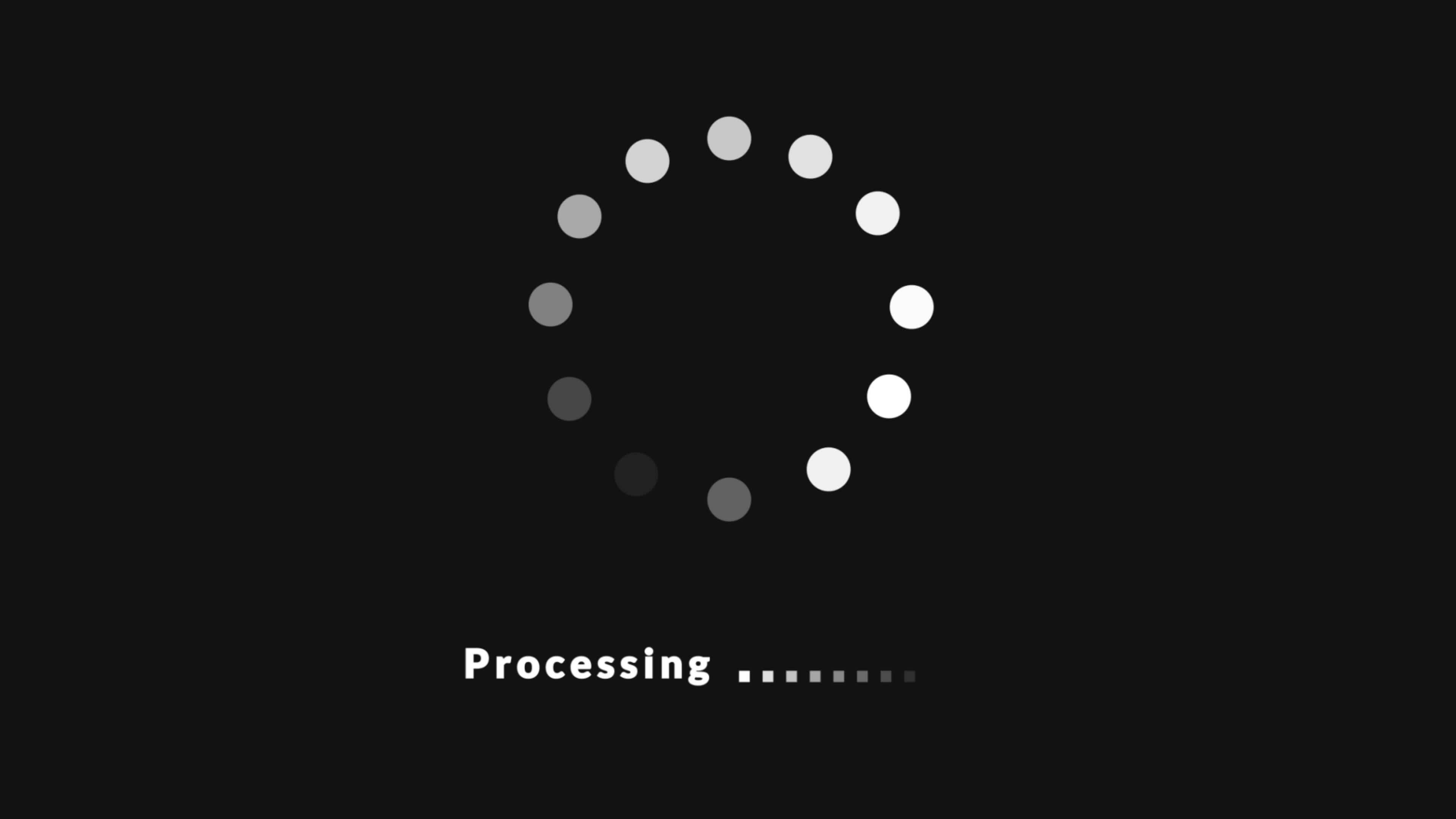 Animated Processing Icon