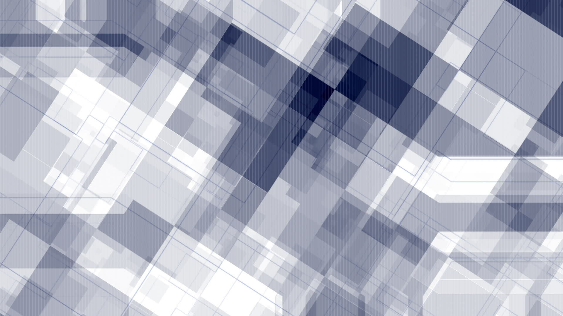 Abstract blue tinted geometric motion background with gently moving textured shapes and lines ...