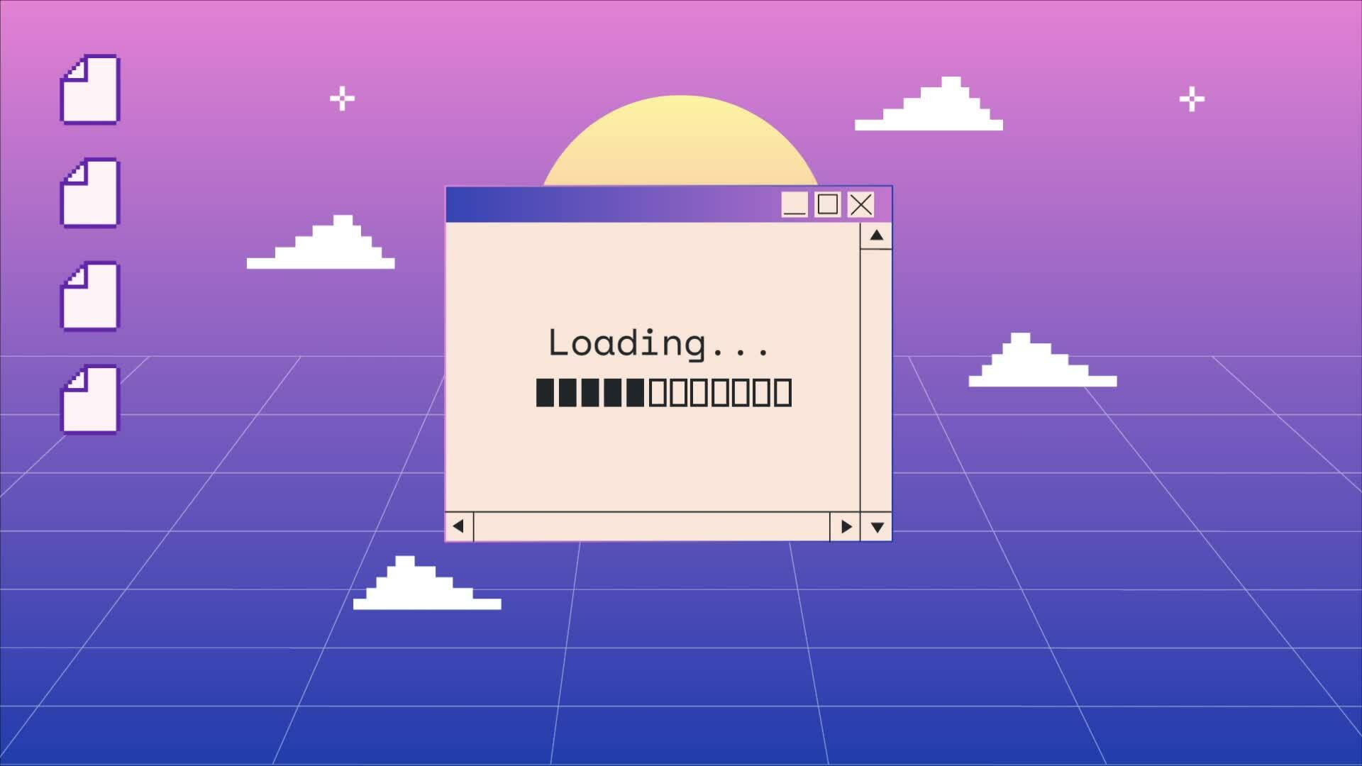 Loading Computer Lo Fi Lofi Retro Animation 26770601 Stock Loading Computer Lo Fi Lofi Retro Animation 26770601 Stock