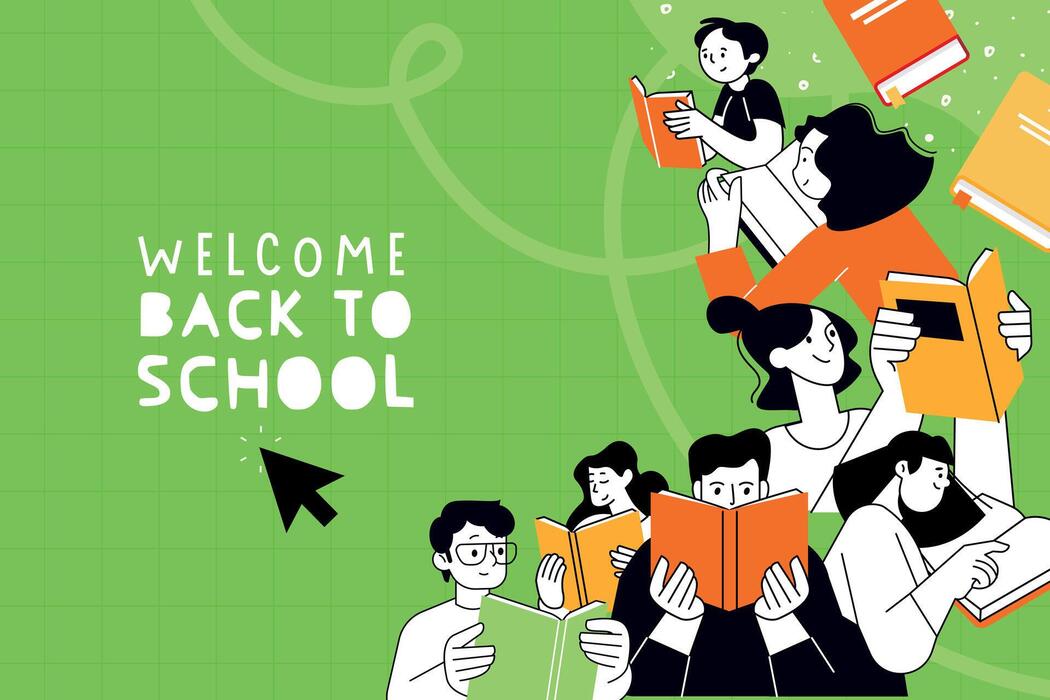 Welcome Back Students Vector Art, Icons, and Graphics for Free Download