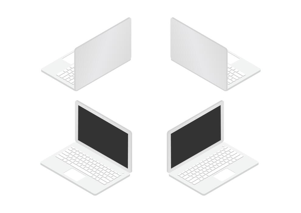 Laptop Mockup Vector Art, Icons, and Graphics for Free Download