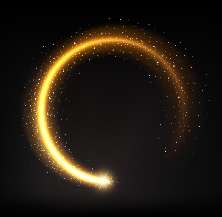 Golden Light Circle Vector Art, Icons, and Graphics for Free Download
