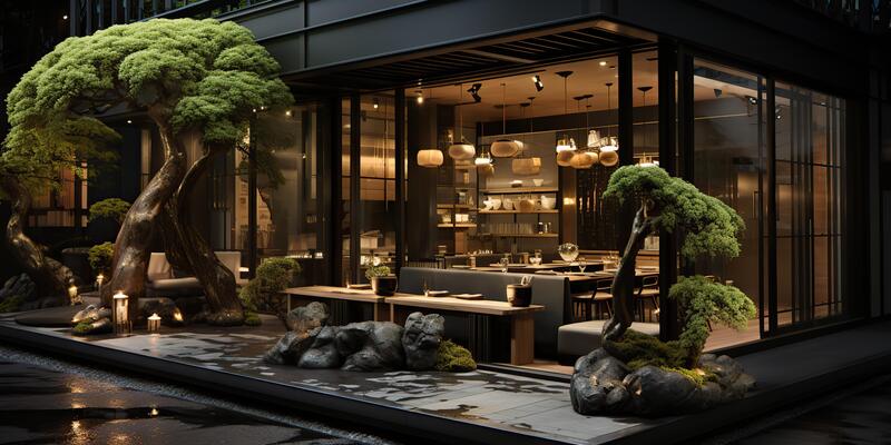 Japanese Restaurant Stock Photos, Images and Backgrounds for Free Download