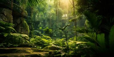 Tropical Forest Background