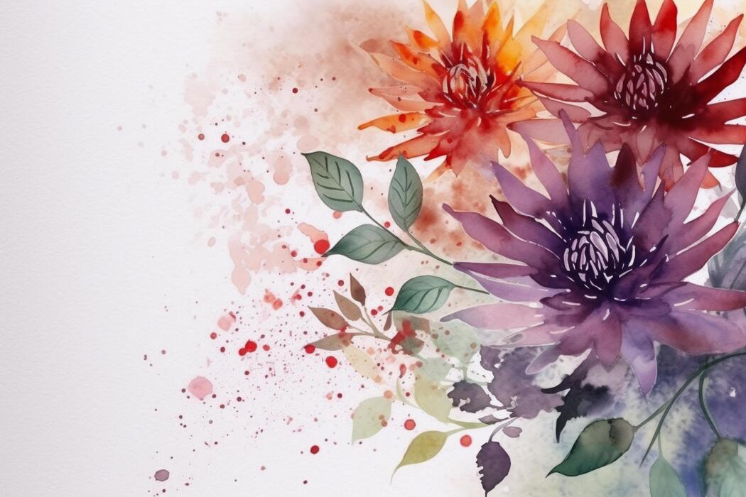Watercolor Flowers Stock Photos, Images and Backgrounds for Free Download