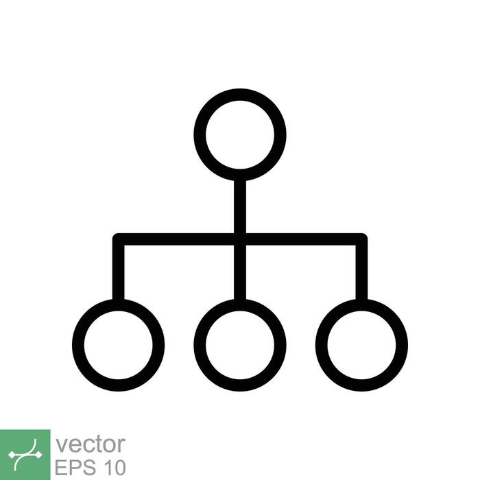 Organization Chart Icon Vector Art, Icons, and Graphics for Free Download