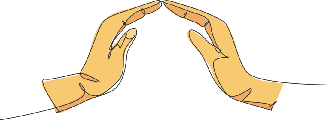 Line Drawing Hands Pngs For Free Download