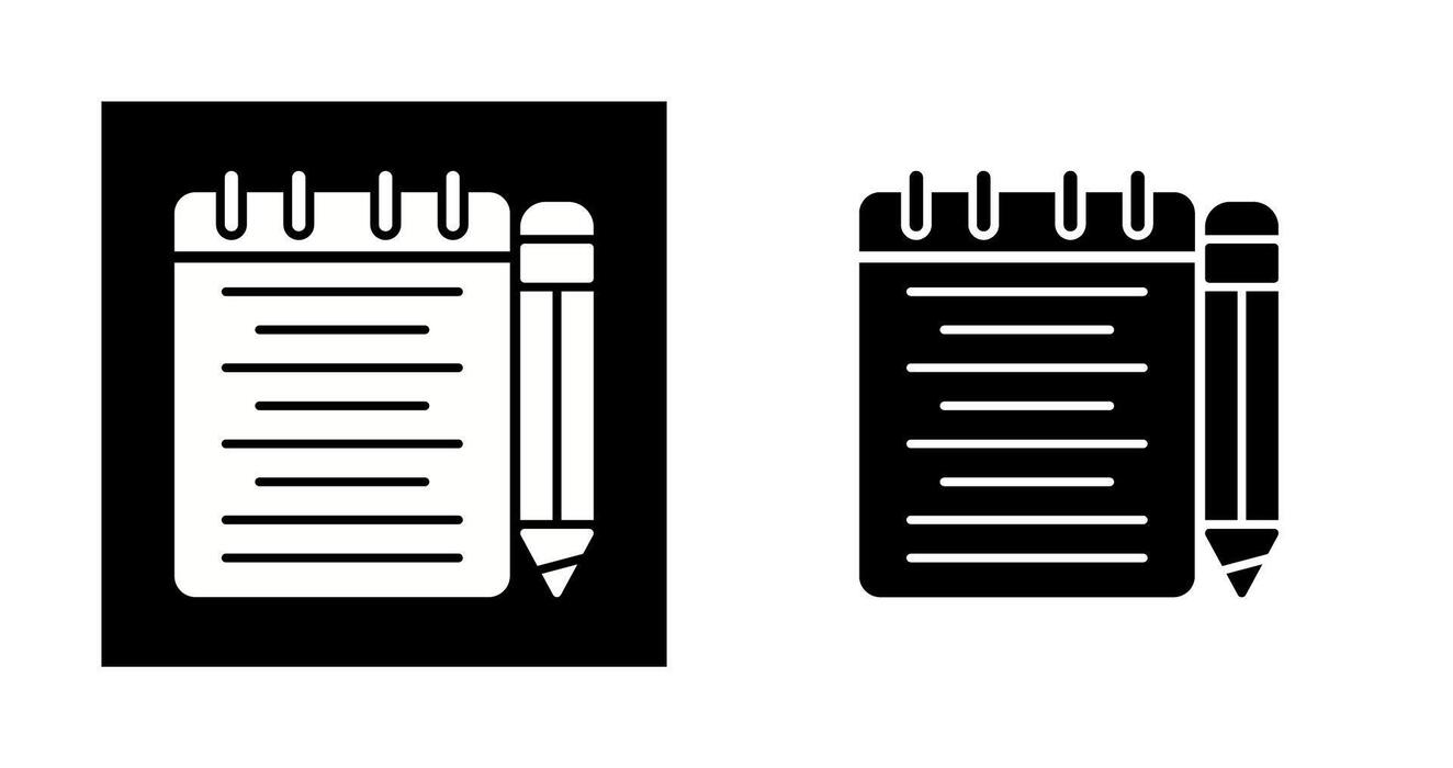 Notepad Logo Vector Art, Icons, and Graphics for Free Download