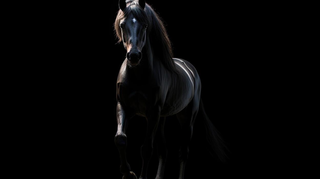 Horse Black Background Stock Photos, Images and Backgrounds for Free ...