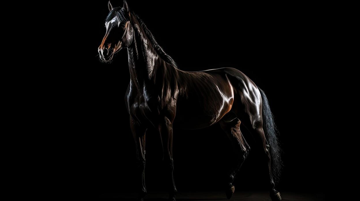 Horse Black Background Stock Photos, Images and Backgrounds for Free ...