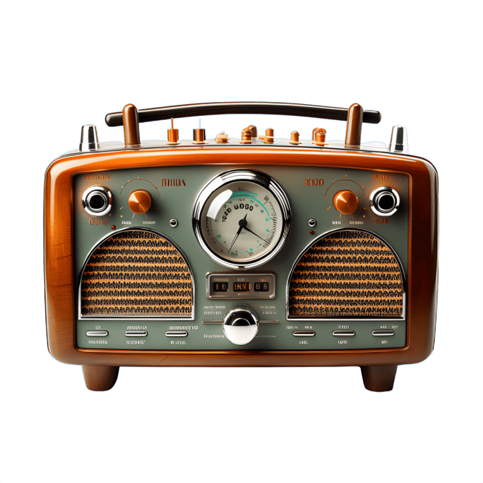 Vintage Radio PNGs for Free Download