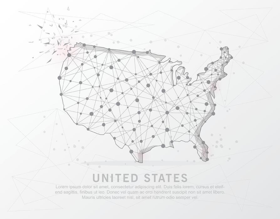 Usa Map Vector Art, Icons, and Graphics for Free Download