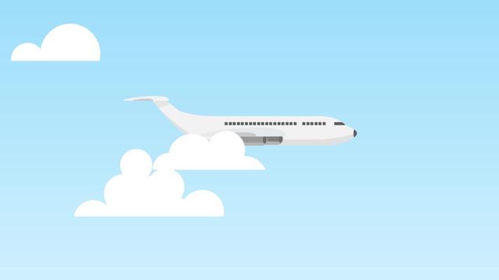 Airplane Animation Stock Video Footage for Free Download