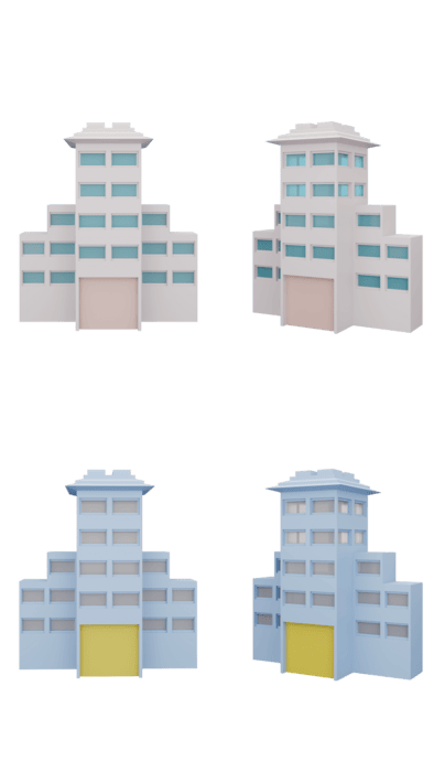 Animation Buildings PNGs for Free Download