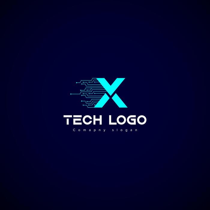 X Tech Logo Vector Art, Icons, and Graphics for Free Download