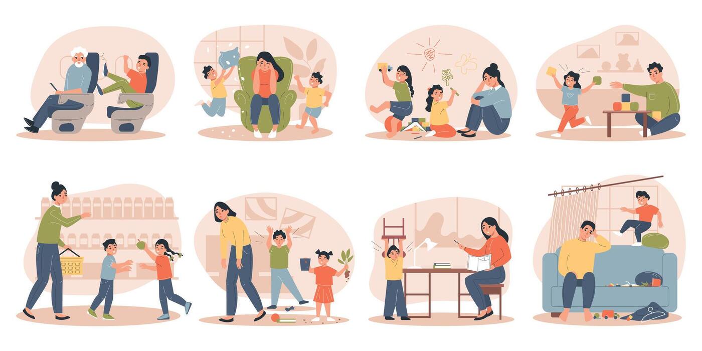 Family Stress Vector Art, Icons, and Graphics for Free Download