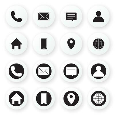 Contact Icons White Vector Art, Icons, and Graphics for Free Download Contact Icons White Vector Art, Icons, and Graphics for Free Download