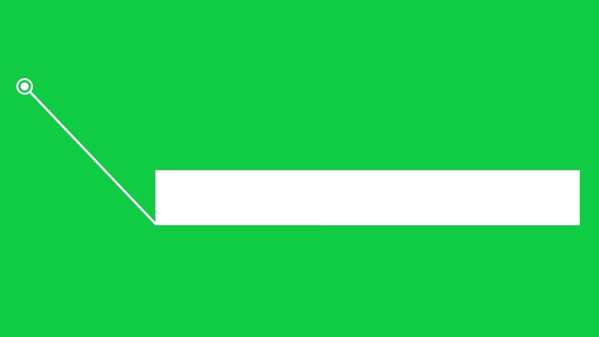 White, red, blue textbox callout title marking box animation on green ...