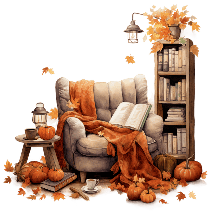 Cozy Autumn PNGs for Free Download