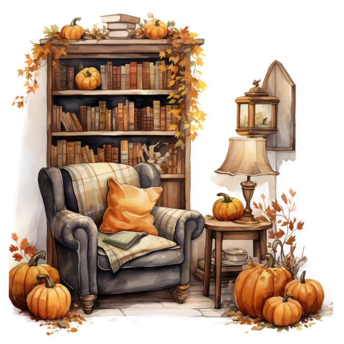 Cozy Autumn PNGs for Free Download