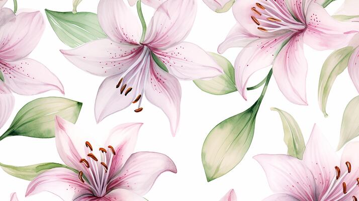 Lily Flower Pattern Stock Photos, Images and Backgrounds for Free Download