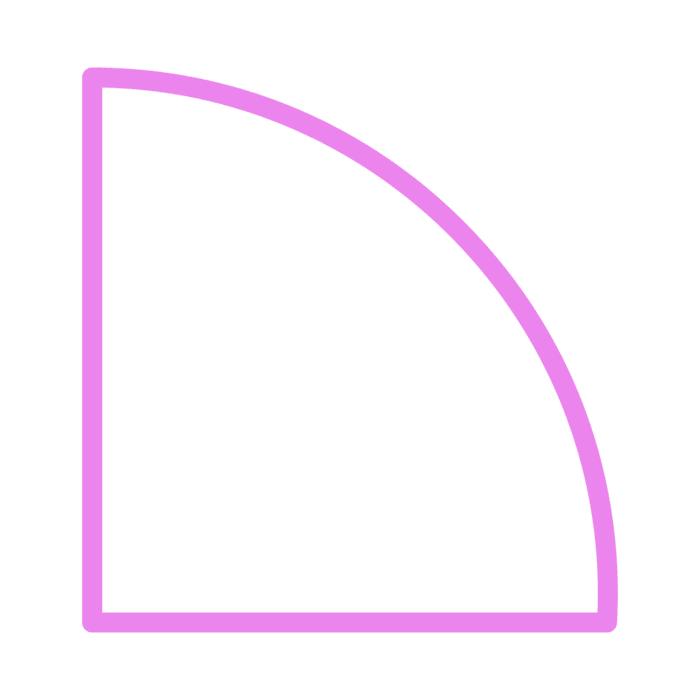 Quarter Circle PNGs for Free Download