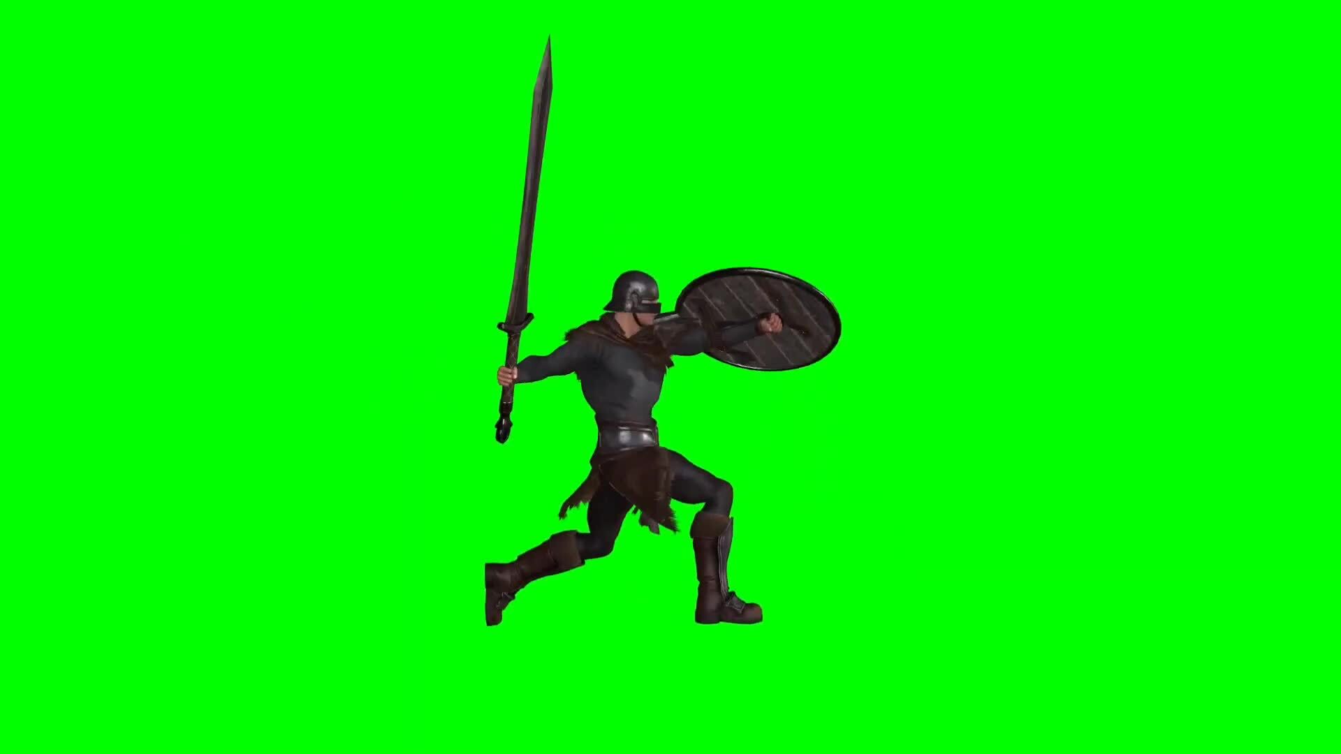 épéiste combat avec une épée vers droite côté vert écran animation ... épéiste combat avec une épée vers droite côté vert écran animation ...