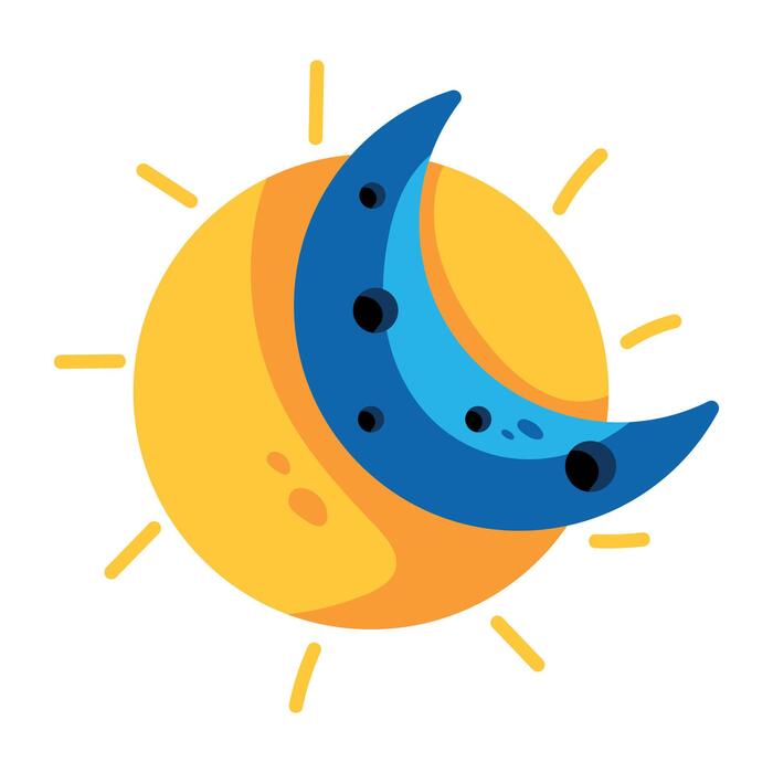 Half Sun Half Moon Vector Art, Icons, and Graphics for Free Download