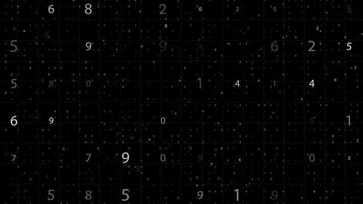 Numbers Background Stock Video Footage for Free Download