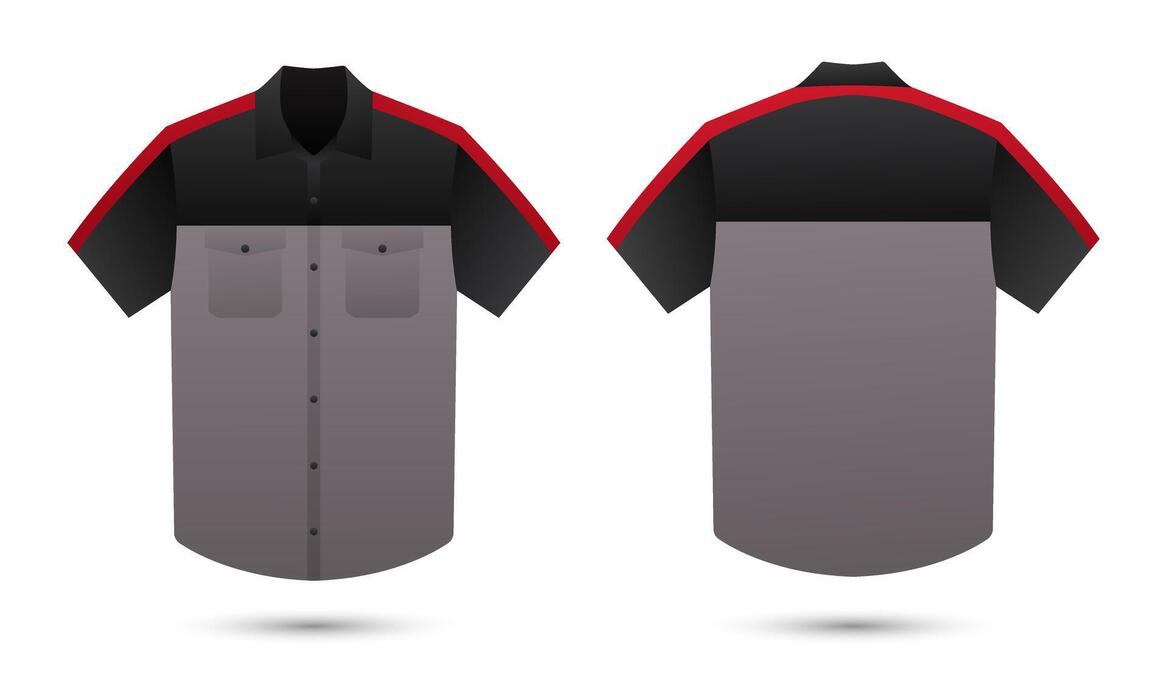 Work Uniform Mockup Vector Art Icons And Graphics For Free Download