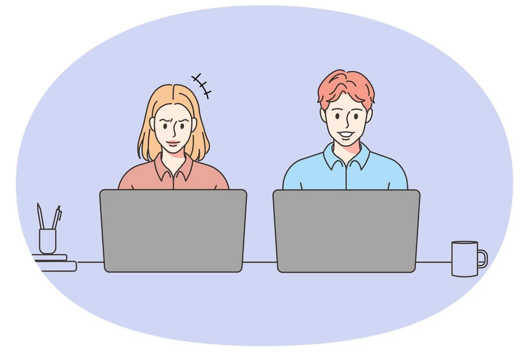 Pair Work Vector Art, Icons, and Graphics for Free Download