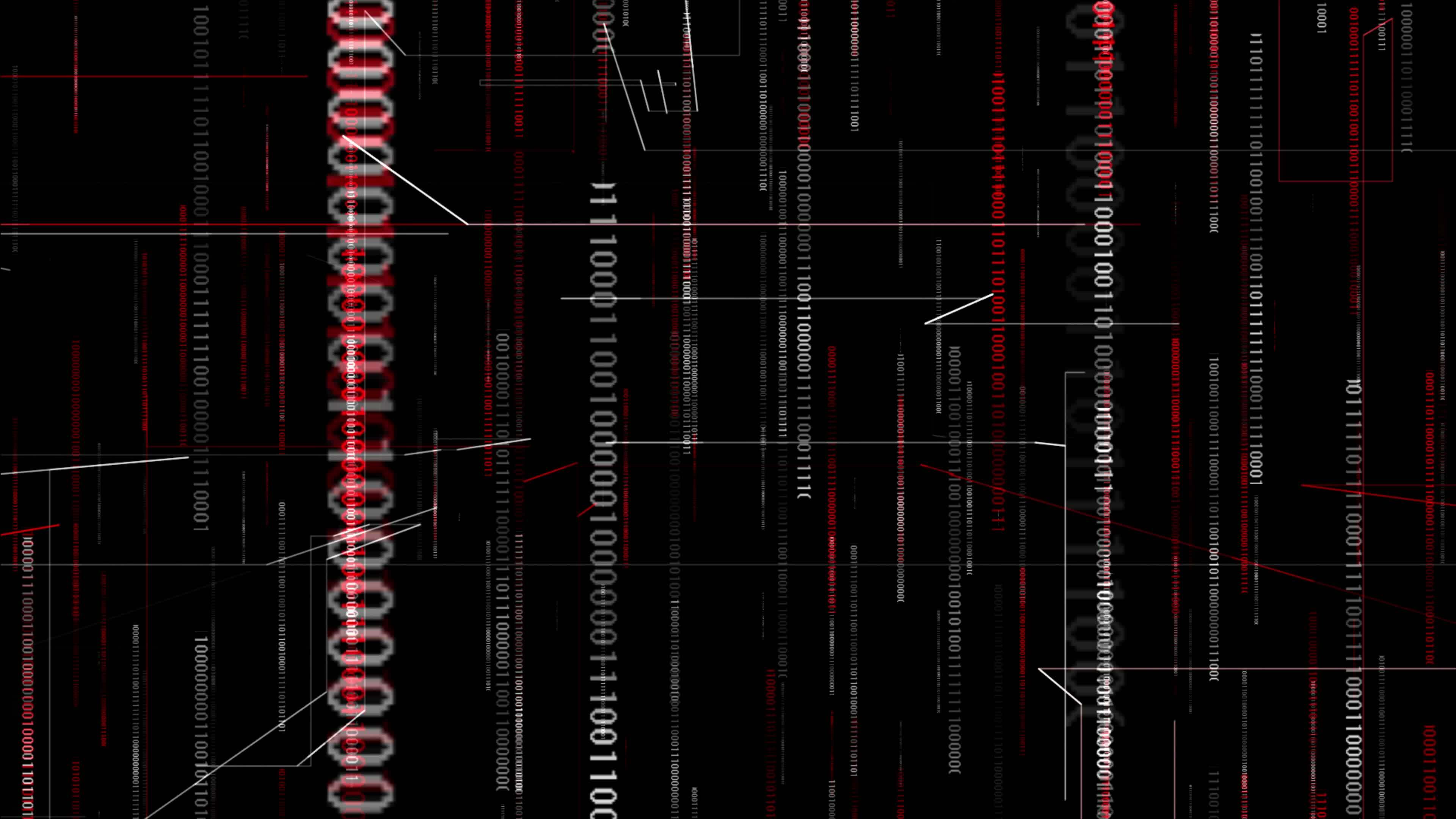 Red Binary Background