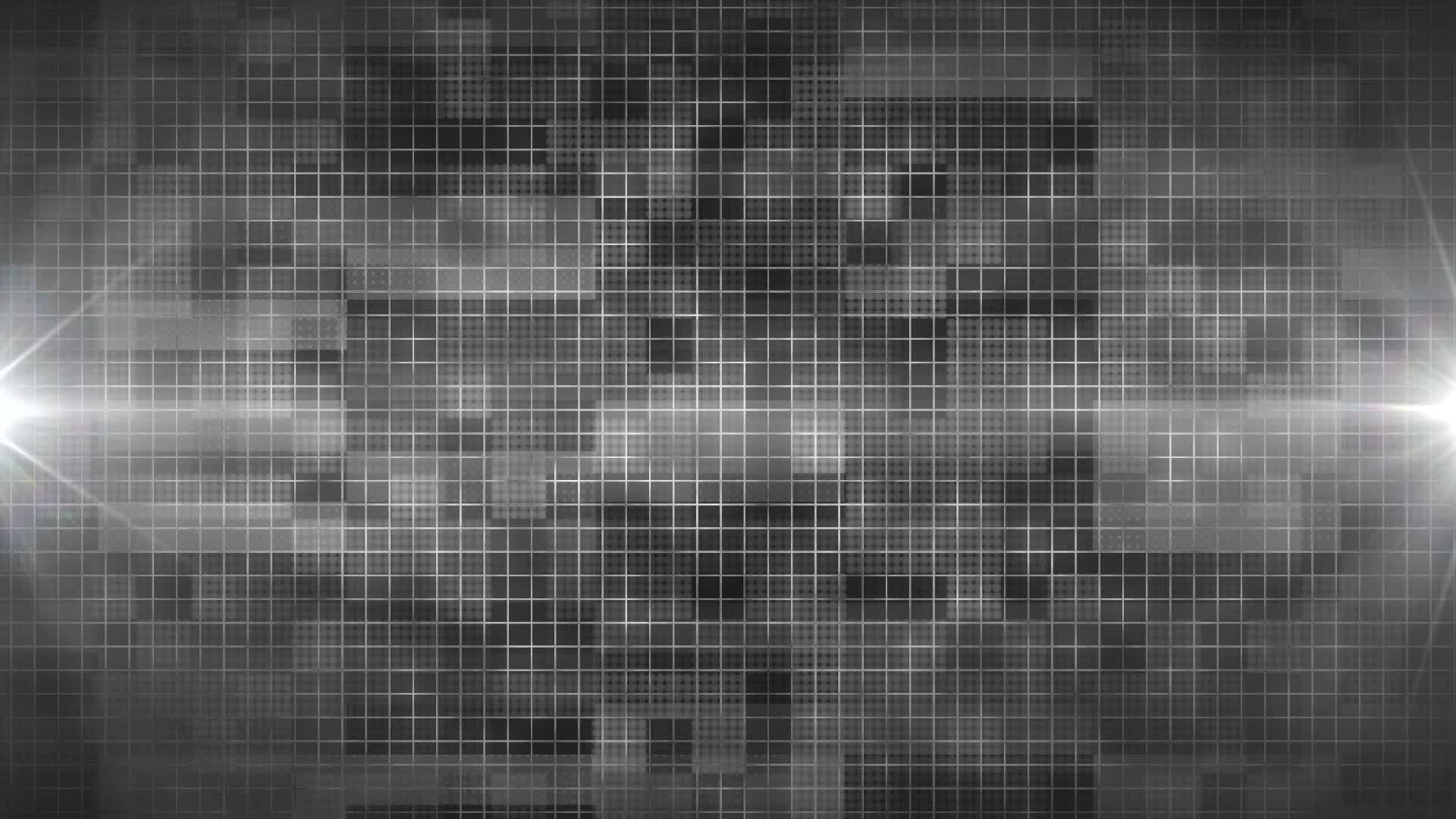 Dark White abstract geometric shapes technology background, grid ...