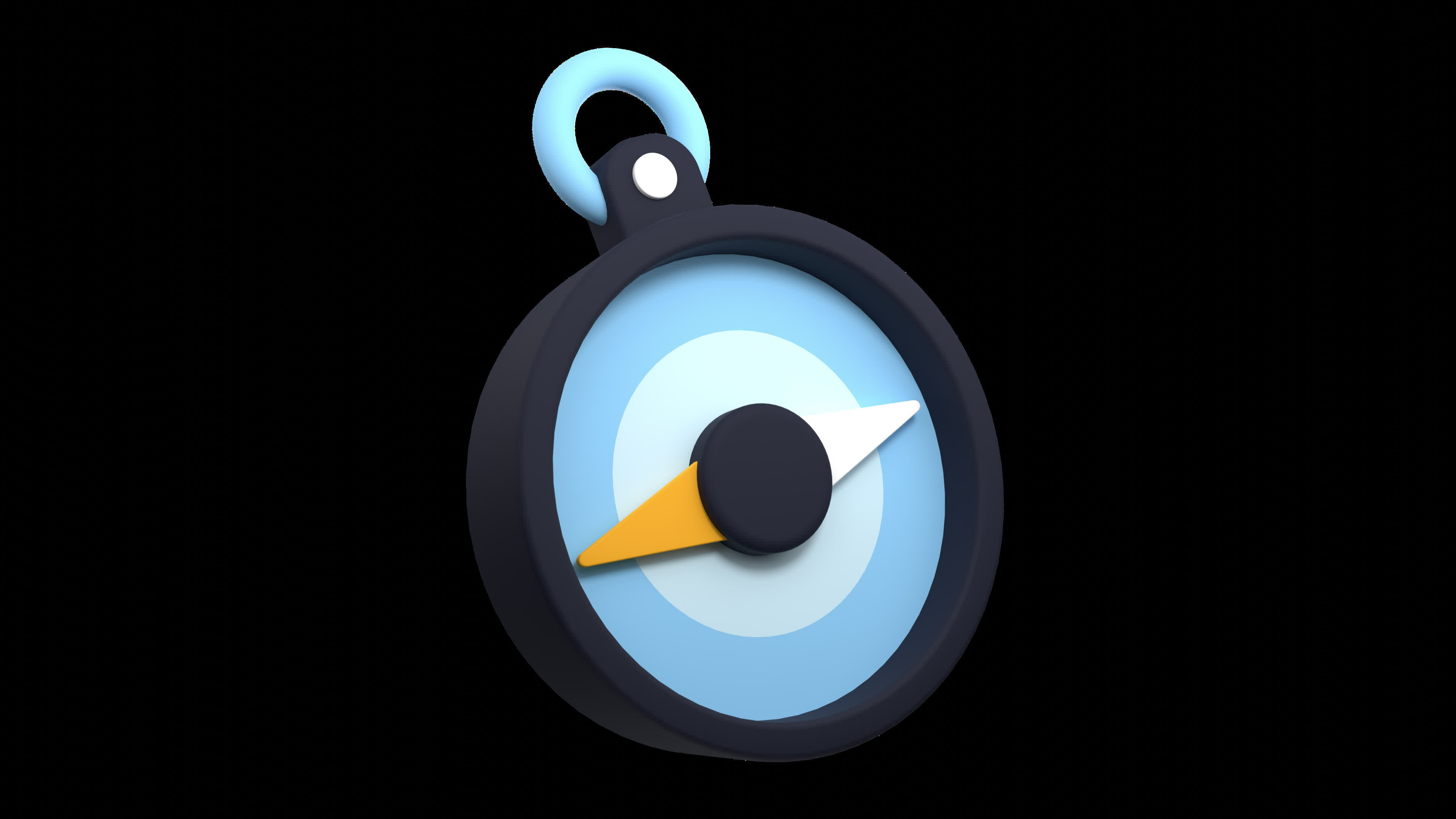 3D animation of navigational compass. Compass 3d render icon ...