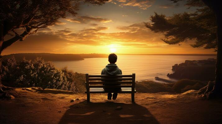 Boy Sitting Silhouette Stock Photos, Images and Backgrounds for Free ... Boy Sitting Silhouette Stock Photos, Images and Backgrounds for Free ...