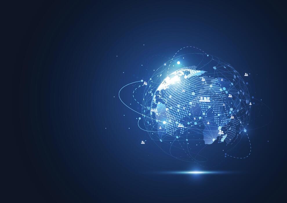 Globe Network Vector Art, Icons, and Graphics for Free Download