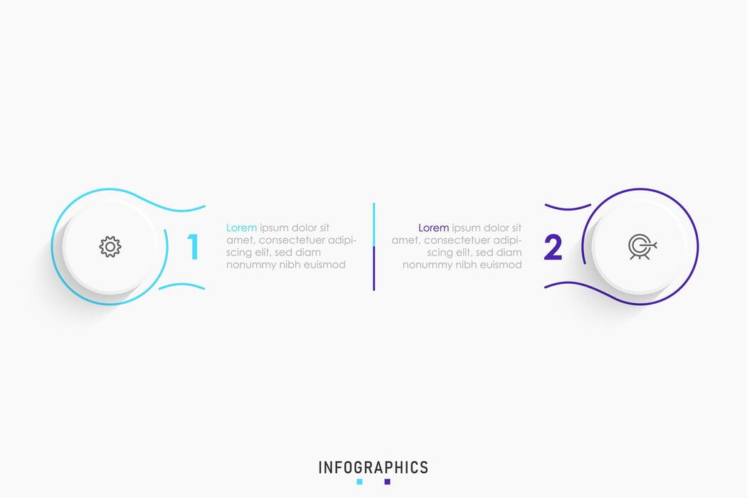 2 Step Process Vector Art, Icons, and Graphics for Free Download