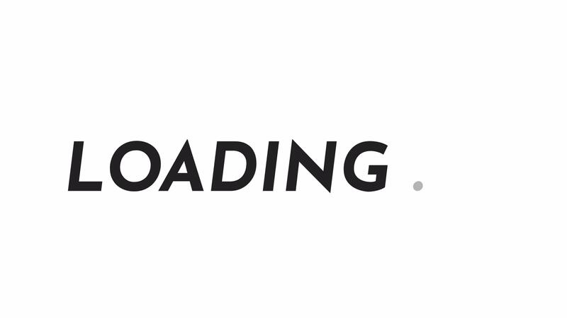 Eye-catching semi bold black and white loading text animation. Jost ...