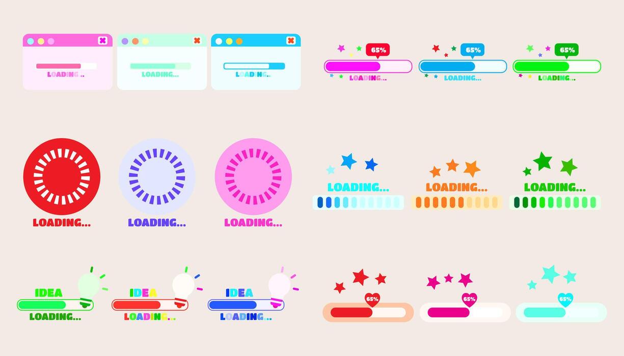 Game Loading Vector Art, Icons, and Graphics for Free Download