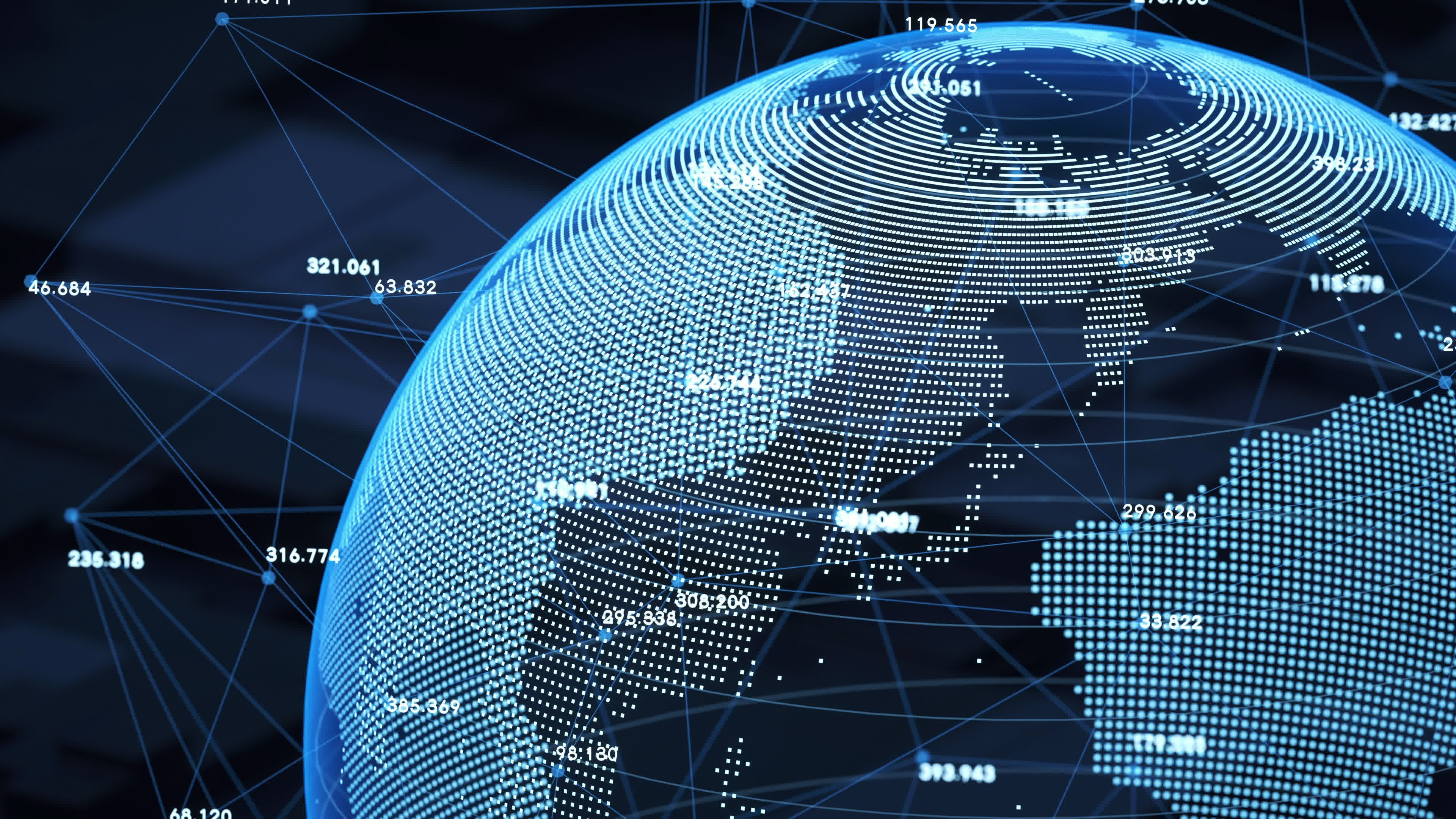 Big data and data computing, 3d rendering. 27706594 Stock Video at Vecteezy